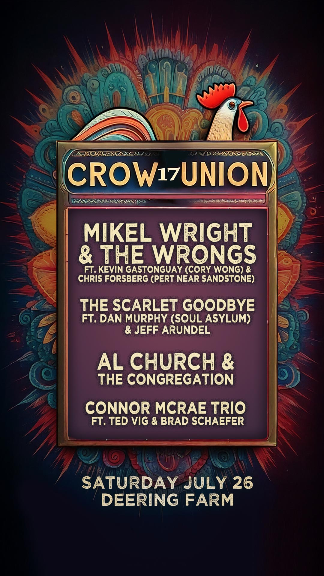 Lineup 2025 - Crow Union Music Festival - Crow Union Music Festival